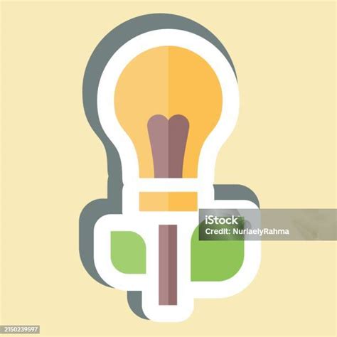 스티커 그린 이노베이션 재활용 기호와 관련이 있습니다 심플한 디자인 일러스트레이션 경제에 대한 스톡 벡터 아트 및 기타 이미지