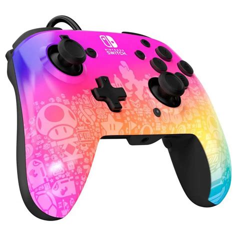 Pdp Super Mario Star Spectrum Nintendo Switch Controller Multicolor Techinn