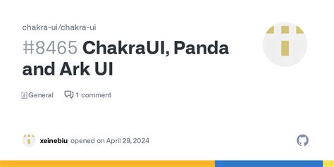 chakraui panda and ark ui · chakra ui chakra ui · discussion 8465