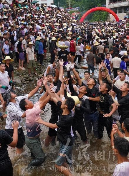 广西融水：闹鱼节热闹非凡 人民图片网