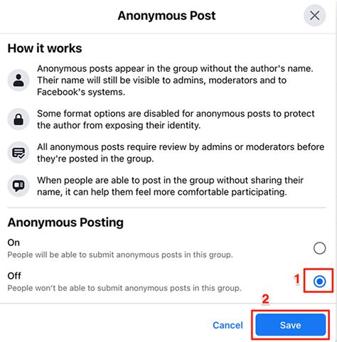 How To Post Anonymously In A Facebook Group