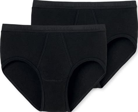 Schiesser Original Feinripp Slip Pack Heren Sportslips Met Gulp
