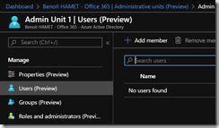 Azure AD You Can Now Manage The Azure AD Administrative Units Using The Portal