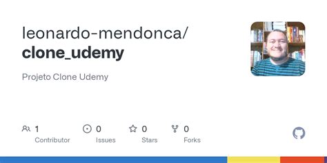 Github Leonardo Mendoncacloneudemy Projeto Clone Udemy