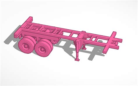 3d Design Ho Scale 20ft Chassis Tinkercad