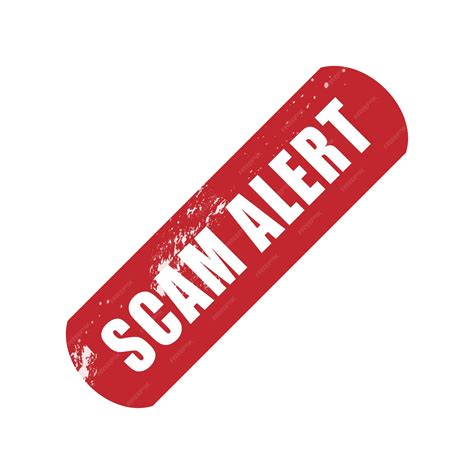 미디어 및 문서에 대한 그런지 효과가 있는 사기 경고 스탬프입니다 프리미엄 벡터