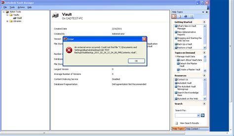 Solved Could Not Find Contentsvbak Autodesk Community