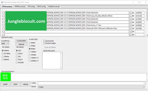 Step By Step Guide On How To Flash The ESP Junglebiscuit
