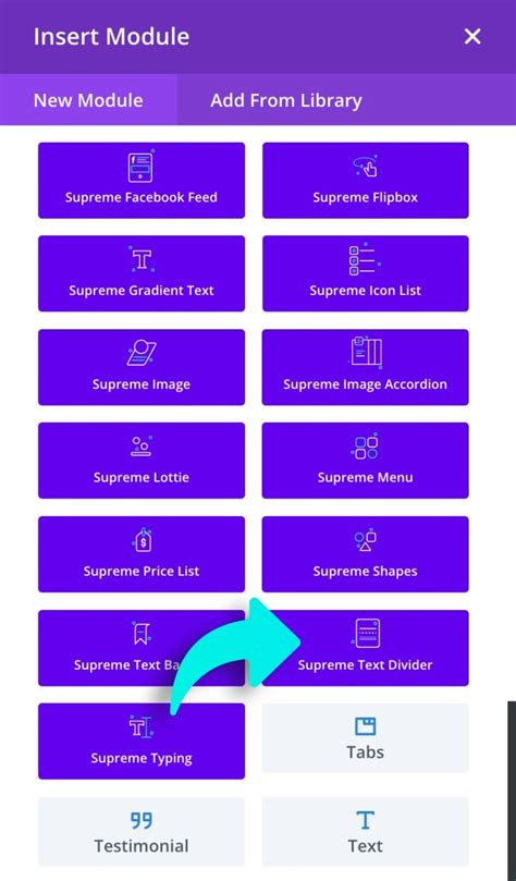 Divi Text Divider Module Elegant Themes