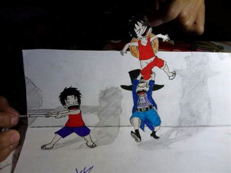Ace Sabo Luffy Custom 3d Beginner Art Ace Sabo Luffy Beginner Art Luffy