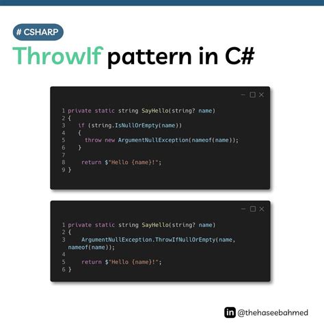 haseeb ahmed on linkedin csharp programming cleancode