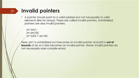 Introduction To Pointers In C Plus Plus Ppt