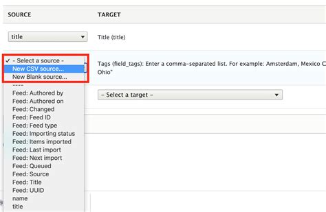 Creating And Editing Import Feeds Feeds Drupal Wiki Guide On