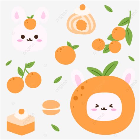 귀여운 토끼 오렌지와 디저트 한국 스티커 일러스트 스티커 일러스트 귀여운 일러스트 귀여운 토끼 Png 일러스트 및 Psd 이미지 무료 다운로드 Pngtree
