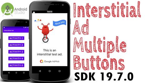 Showing Interstitial Ad Multiple Buttons Admob Sdk 1970 Android