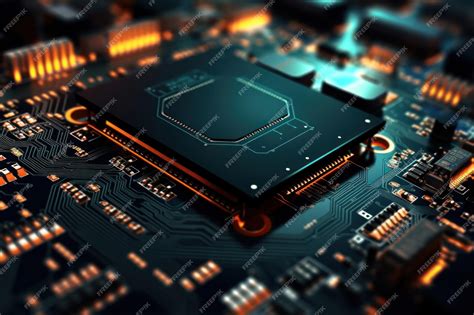 Premium Ai Image Motherboard Of A Computer Or Other Electronic