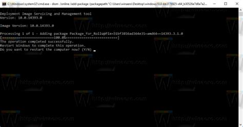 Install Cab Updates Context Menu In Windows 10