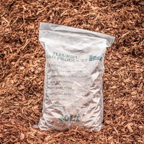 Pine Bark 25mm Mulch 40L SA Landscape Supplies