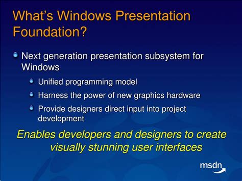 Ppt Windows Presentation Foundation Wpf Powerpoint Presentation Free Download Id304532