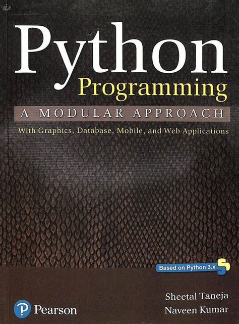 Buy Python Programming A Modular Approach Book Sheetaltaneja Naveen