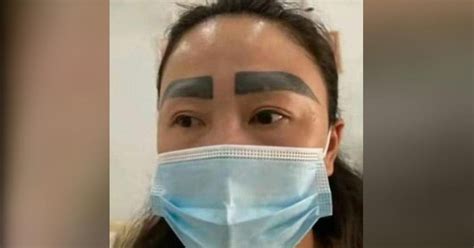 她紋眉遇天兵學徒！一照鏡子大崩潰：「超滑稽粗眉」怎麼見人？！ 智活 Smarter Life