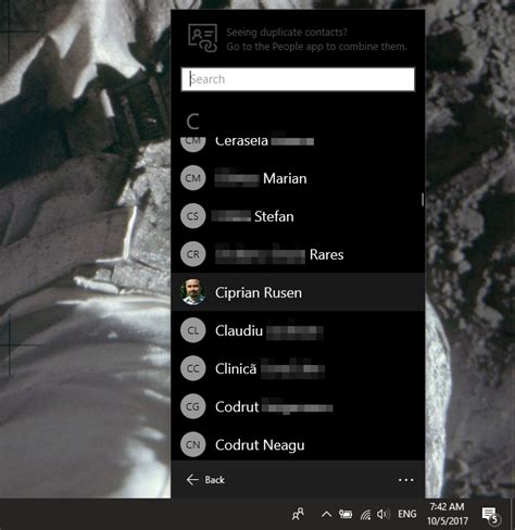 Как закрепить контакты на панели задач или в меню «Пуск Windows 10