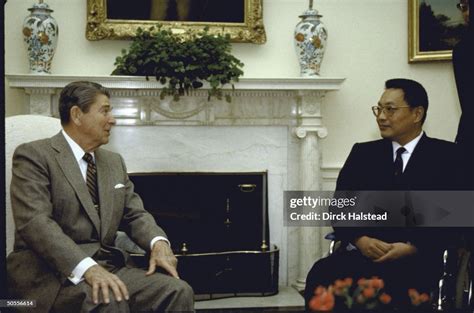Deng Pufang Son Of Chinas Leader Deng Xiaoping Meeting With Us