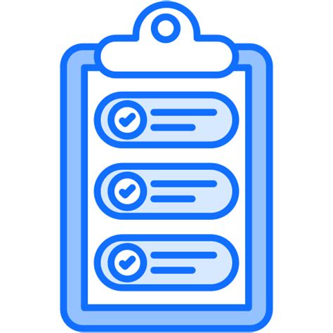 Task List Generic Blue Icon