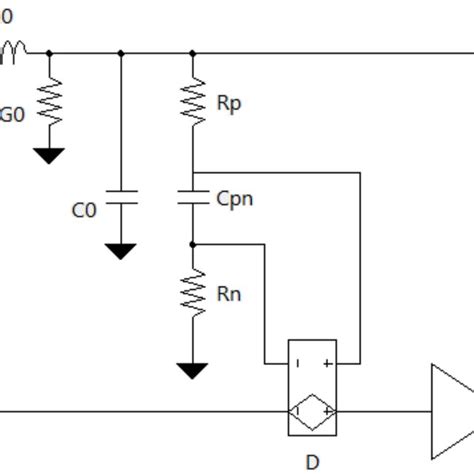 Unit Cell Equivalent Circuit On A Traveling Wave Modulator Download Scientific Diagram