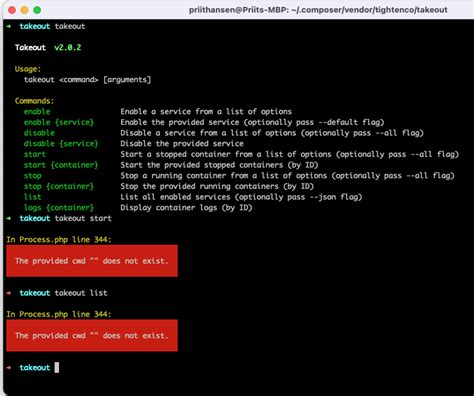 The Provided Cwd Does Not Exist Error · Issue 281 · Tighten