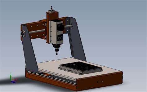 数控铣床 Cnc Solidworks 2016 模型图纸下载 懒石网