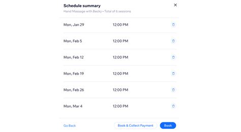 Wix Bookings Scheduling Recurring Appointments Help Center Wix Com