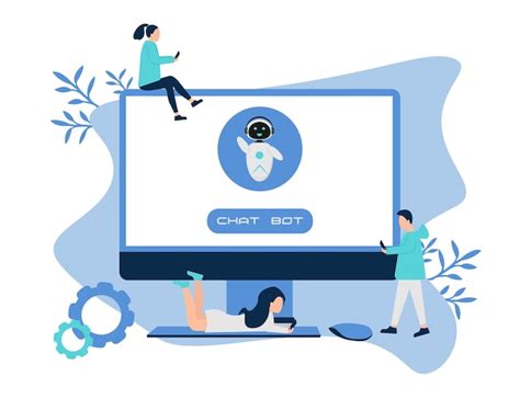 Premium Vector Illustration With Artificial Intelligence Chat Bot