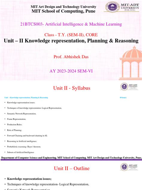 Aiml Unit2 Pdf Knowledge Representation And Reasoning First Order