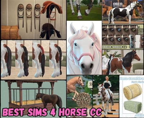 31 Must Have Sims 4 Horse Cc And Equestrian Cc Hooves Coats Manes