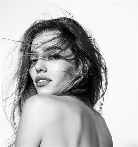 Woman Beauty Face Portrait Of Beautiful Female Model Sensual Girl