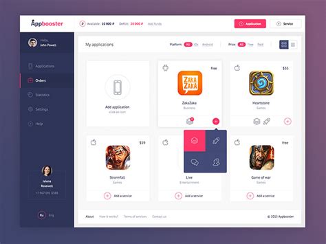 Mobile Menu Design User Interface Examples App Menus Web Development Designing