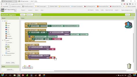 app inventor ile arduino Üzerinden bluetooth haberleşme youtube