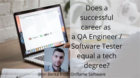 Does A Successful Career As A Qa Engineersoftware Tester Equal A Tech