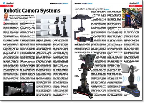 Robotic Camera Systems Inbroadcast