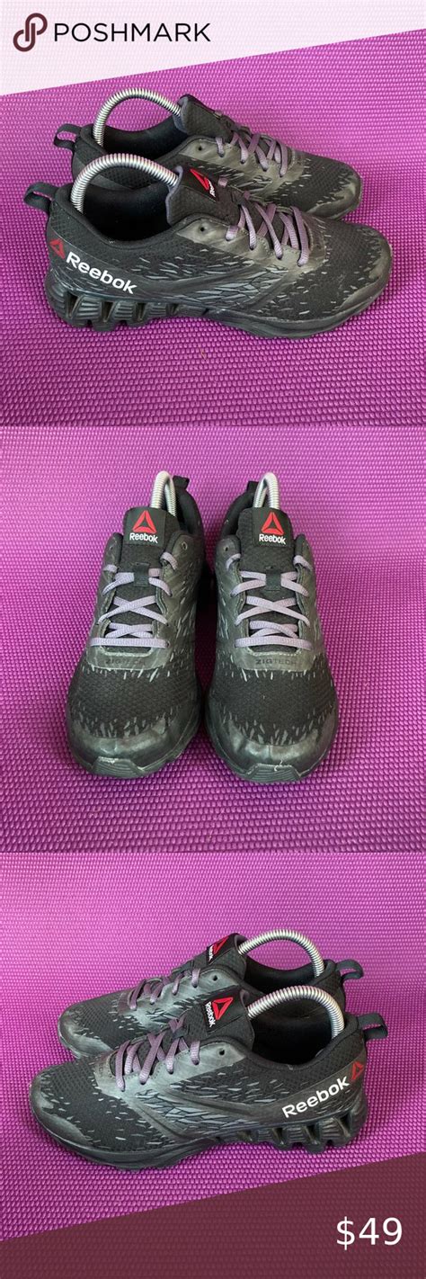 Reebok Zigtech 3d Fuseframe Black Athletic Sneakers Athletic Sneakers