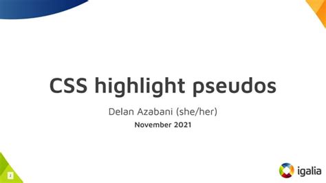 Css Highlight Pseudos Ppt