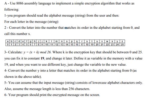 A Use 8086 Assembly Language To Implement A Simple