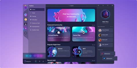 Glassmorphic Dashboard For Desktop Software On Behance