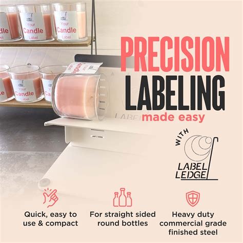 Label Ledge Precision Label Applicator For Bottles Jars And Cans Etsy