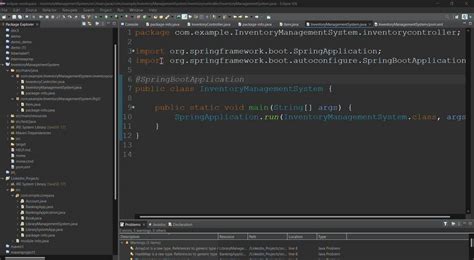 inventorymanagement springboot java jdbc businessoperations