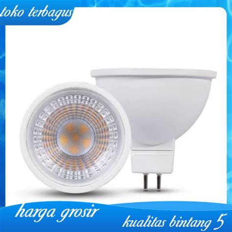 Jual Lampu Halogen Led Watt W Spot E Sorot W Watt Cob E Spotlight Indonesia Shopee