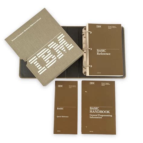 Ibm Basic 30 Manual Complete Binder W Handbook Quick Reference Vtg