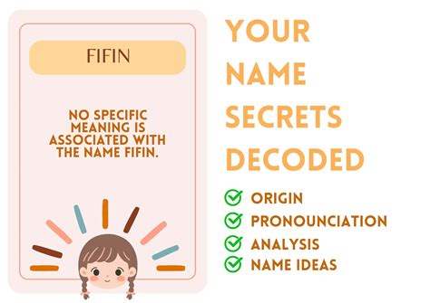 Fifin Girl Name Meaning And Pronunciation