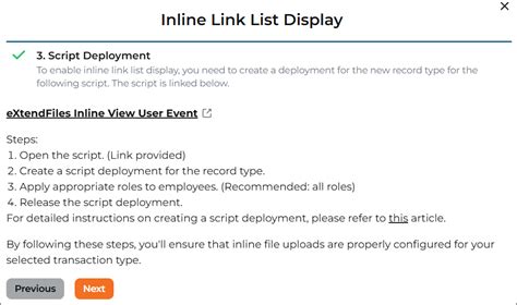 Configure Extendfiles Inline List Link Display On A Record Extendknowledge